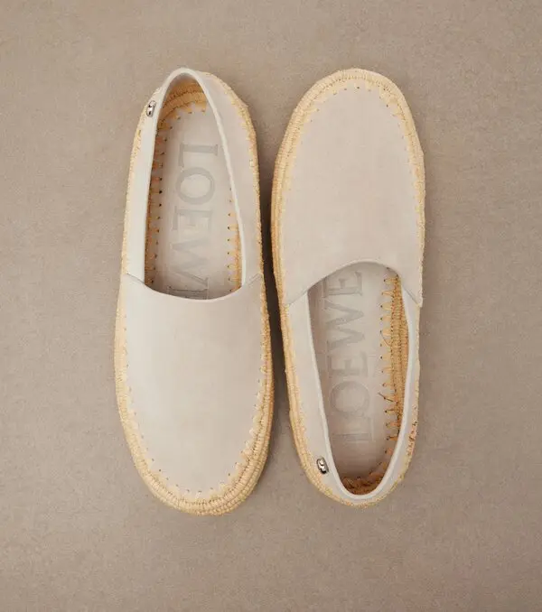 Loewe Paula's Ibiza Rio Suede Espadrilles