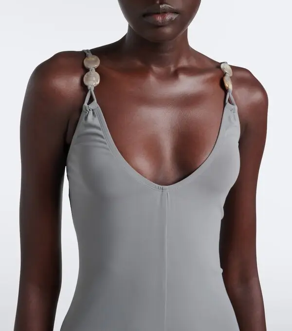 ERES Sculpturale Embellished Jersey Maxi Dress