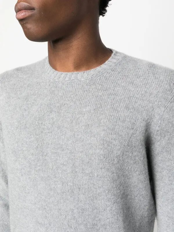 DRUMOHR Round Neck Long Sleeve Sweater