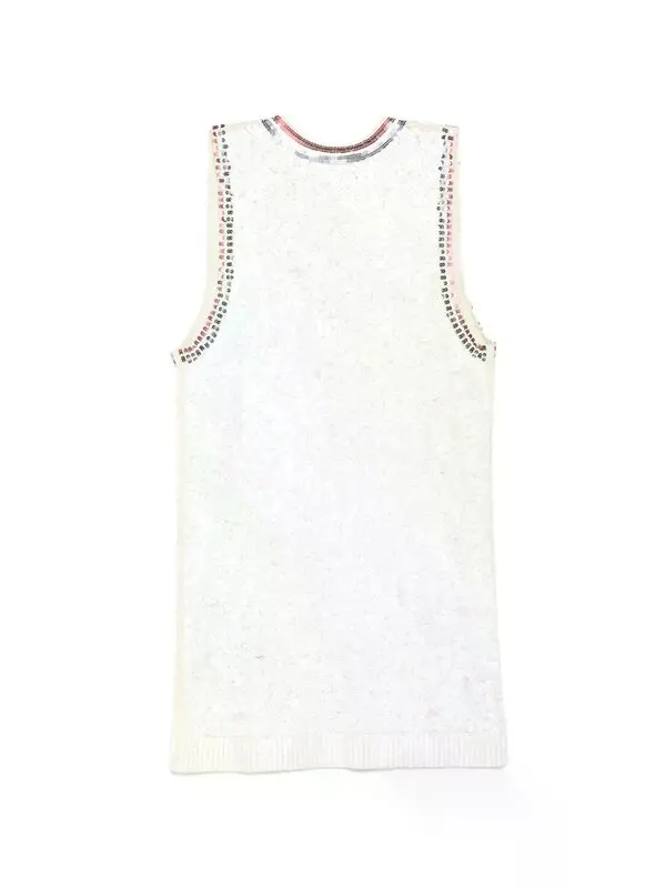 Cynthia Rowley Blair Sequin Embellished V-neck Sleeveless Dress