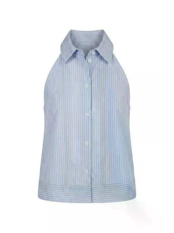 PHARAOH Atlast Striped Sleeveless Shirt