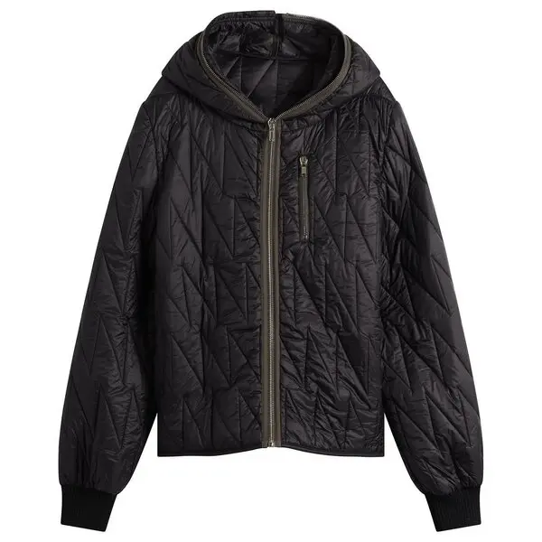 Rick Owens Quilted Zip-up Gimp Jacket
