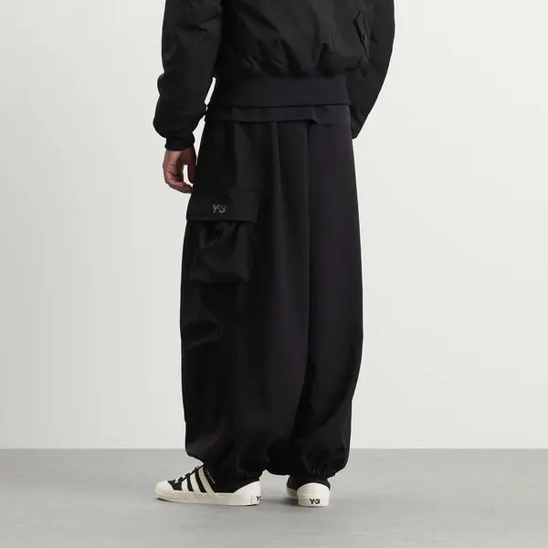 Y3 Sport Uniform Wide Cargo Pants