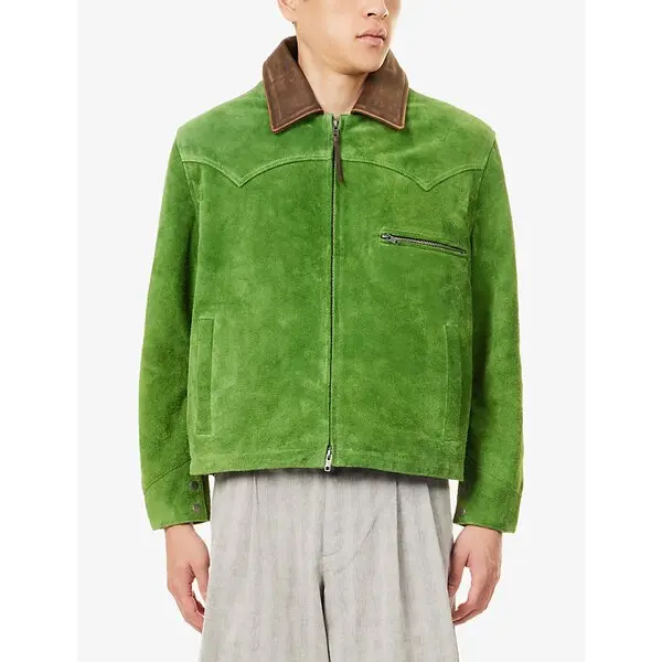 FOUND Western Barn Leather Jacket