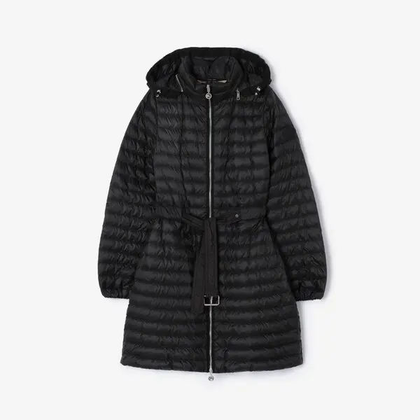 Burberry Amberley Puffer Coat - Black