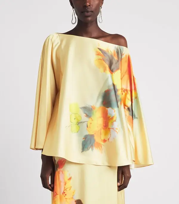 Cinq À Sept Watercolour Floral Carole Top