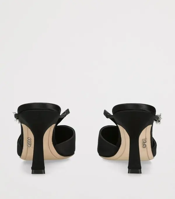 Rodo Satin Kayla Heeled Mules 75