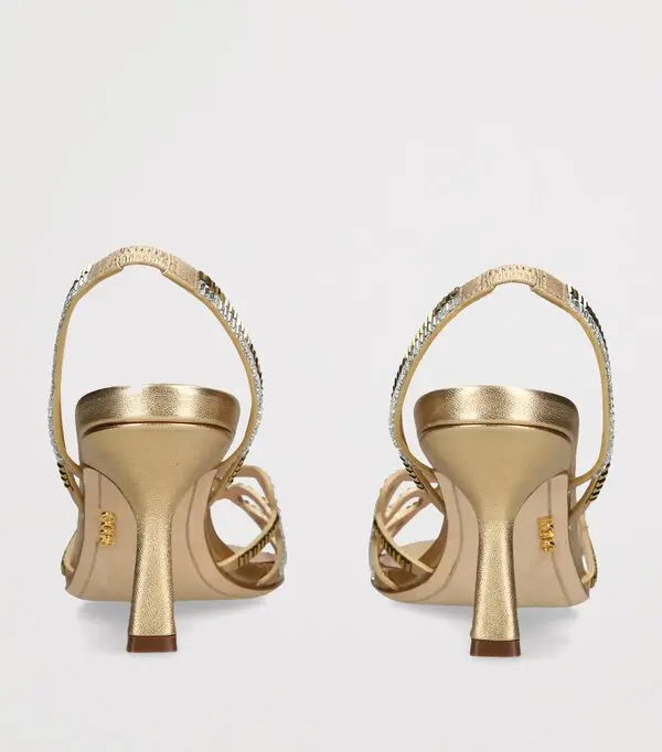 Rodo Crystal-embellished Pearle Heeled Sandals 75