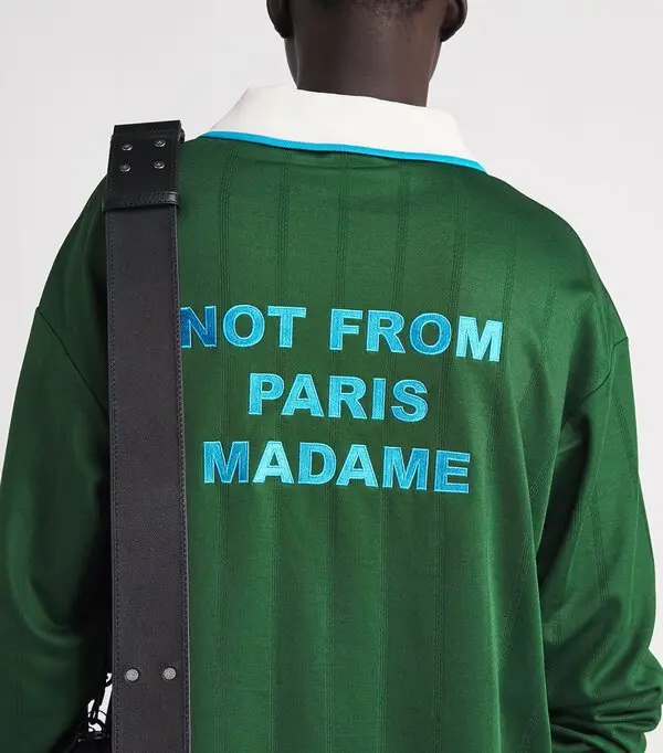Drole De Monsieur Slogan Polo Shirt