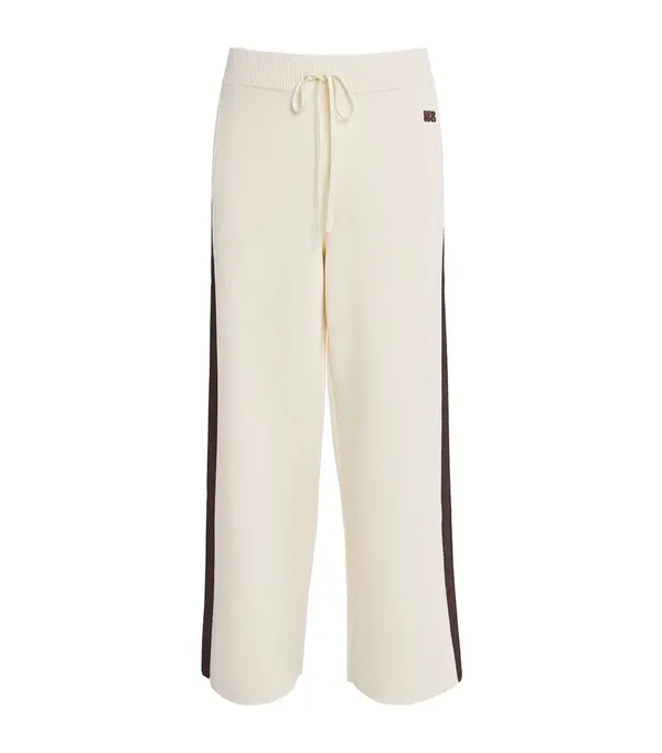 WALES BONNER Knitted Tide Sweatpants - Ivory
