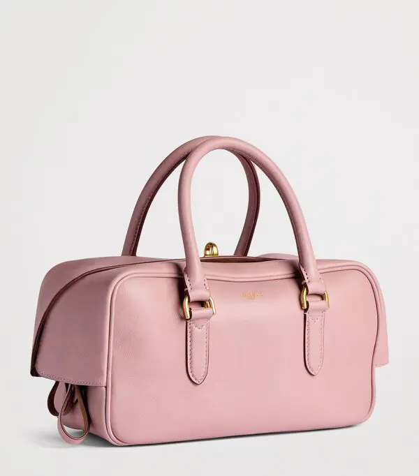 Balenciaga Lambskin Le 7 Bowling Bag
