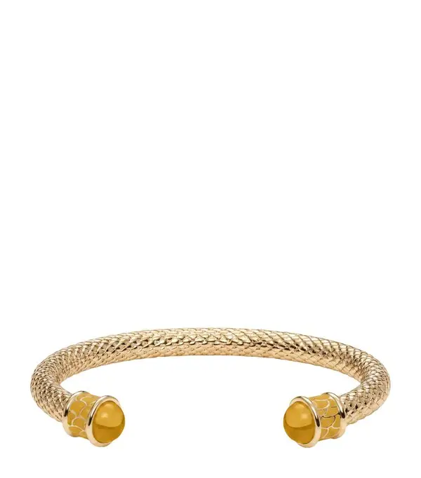 Halcyon Days Plated Salamander Bangle - Gold