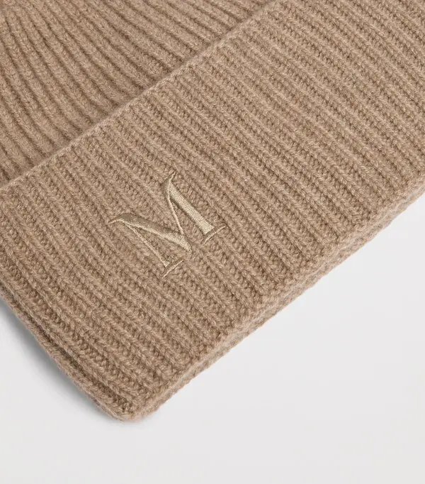 Max Mara Cashmere Monogram Beanie