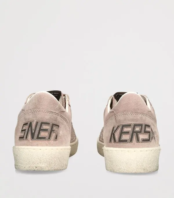 GOLDEN GOOSE Suede Embellished Ball Star Sneakers