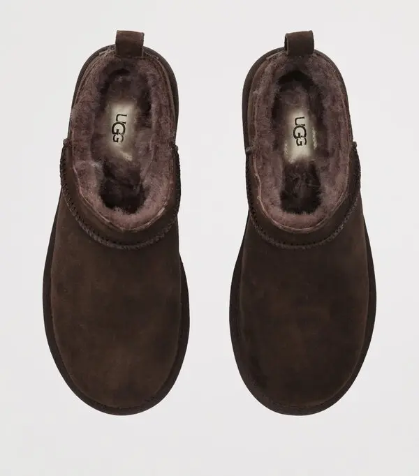 UGG Suede Sheepskin Lined Boots