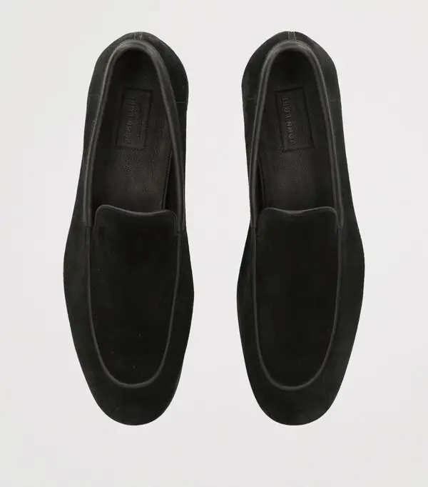 John Lobb Suede Tyne Ii Loafers