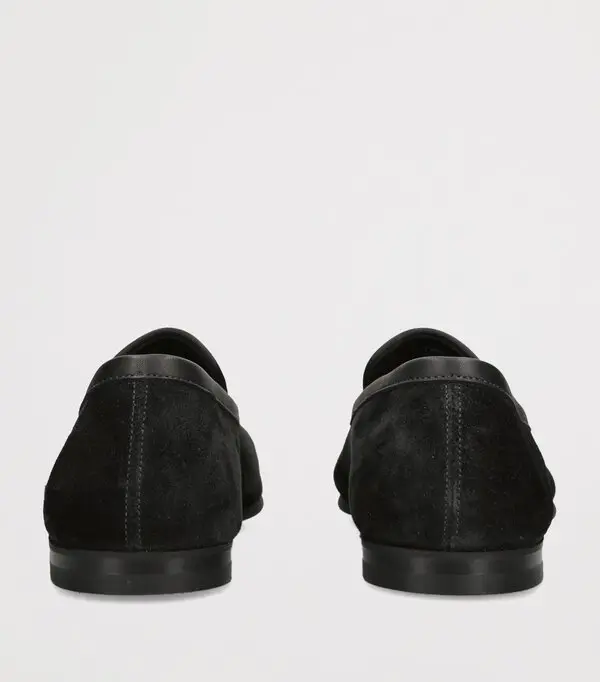 John Lobb Suede Tyne Ii Loafers
