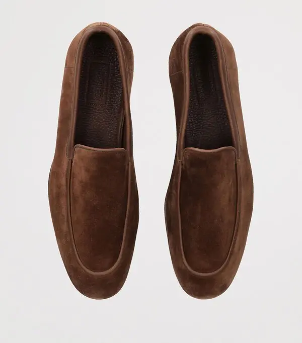 John Lobb Suede Tyne Ii Loafers
