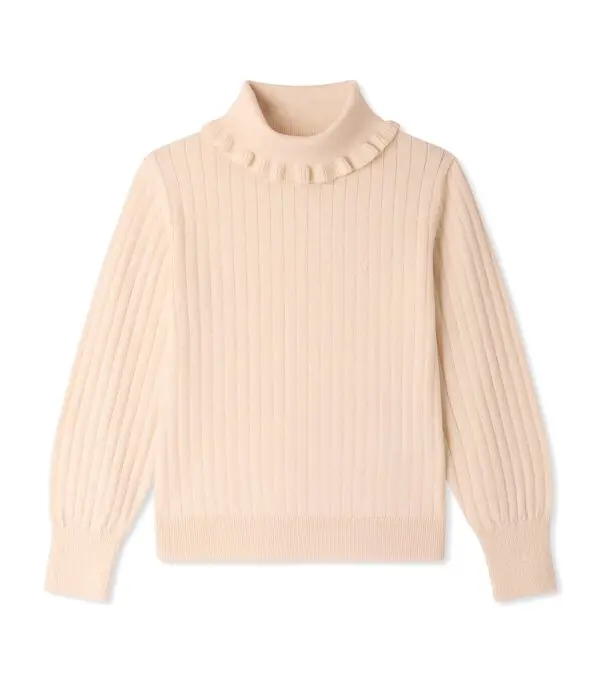 Bonpoint Wool-cotton Rollneck Jumper