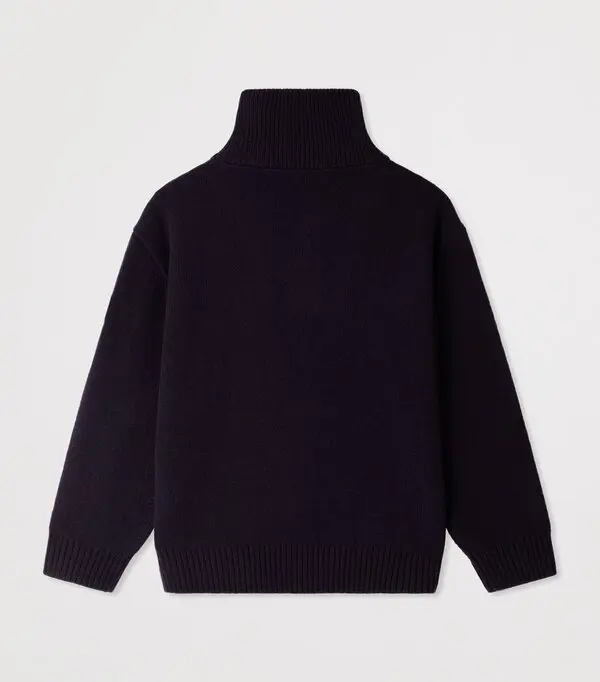 Bonpoint Wool Quarter-zip Sweater