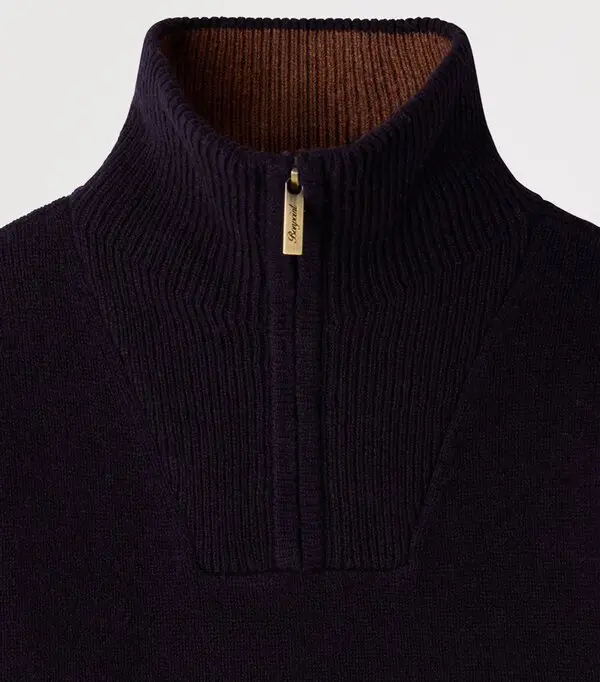 Bonpoint Wool Quarter-zip Sweater