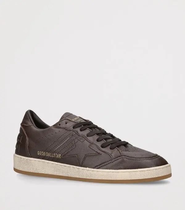 GOLDEN GOOSE Leather Ball Star Sneakers