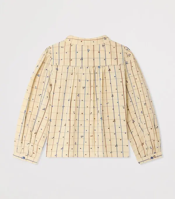 Bonpoint Cotton Check Blouse