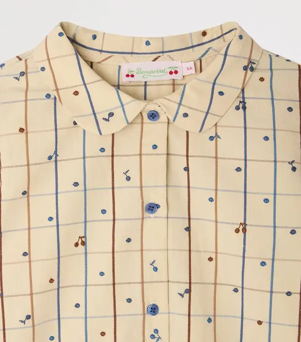 Bonpoint Cotton Check Blouse
