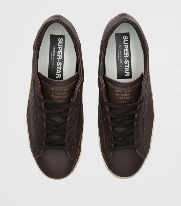 GOLDEN GOOSE Leather Super-star Sneakers