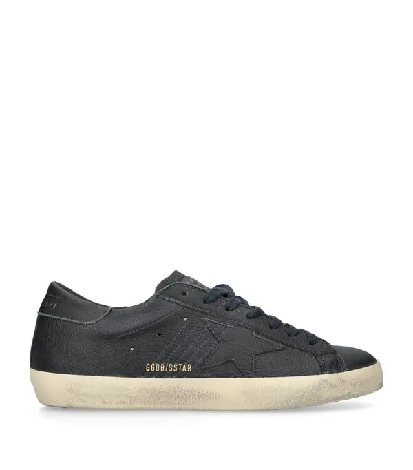 GOLDEN GOOSE Leather Super-star Low Top Sneakers