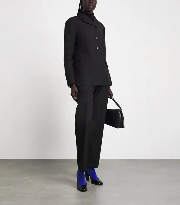JIL SANDER Virgin Wool Tailored Trousers