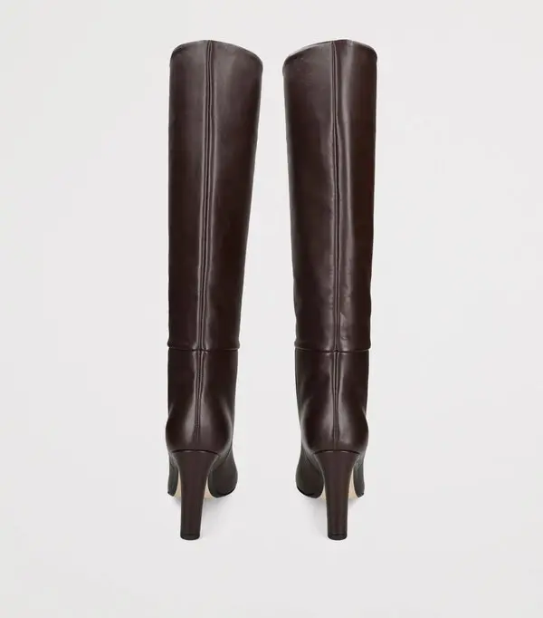 ALEVI MILANO Leather Auryn Knee High Boots 95
