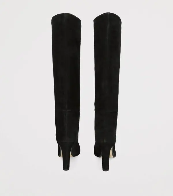 ALEVI MILANO Suede Auryn Knee High Boots 95