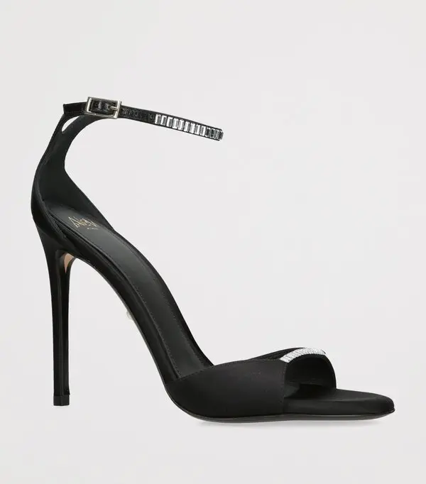 ALEVI MILANO Ninel Xtal Heeled Sandals - Black