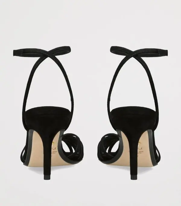 ALEVI MILANO Suede Blake Heeled Sandals 75