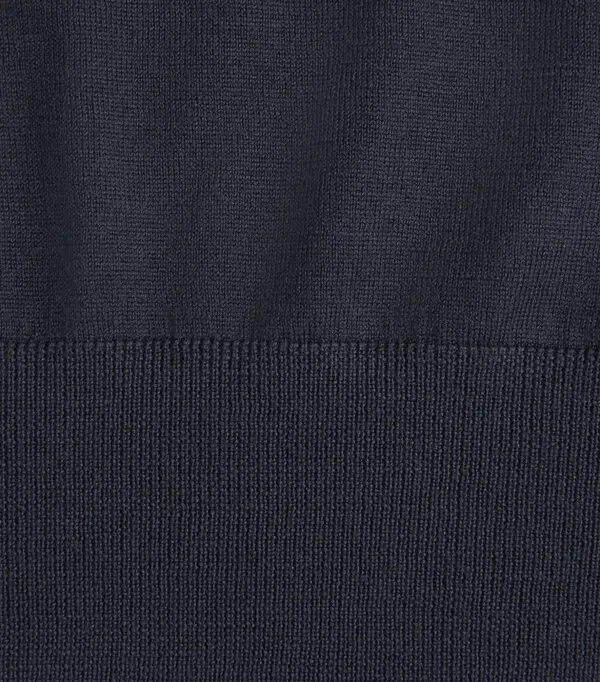 LARDINI Virgin Wool Knitted T-shirt