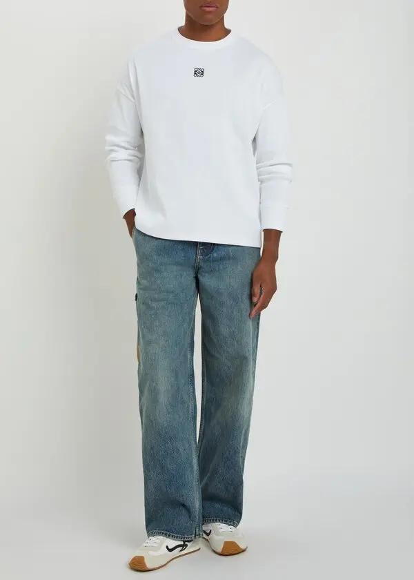 Loewe Panelled Straight-leg Jeans