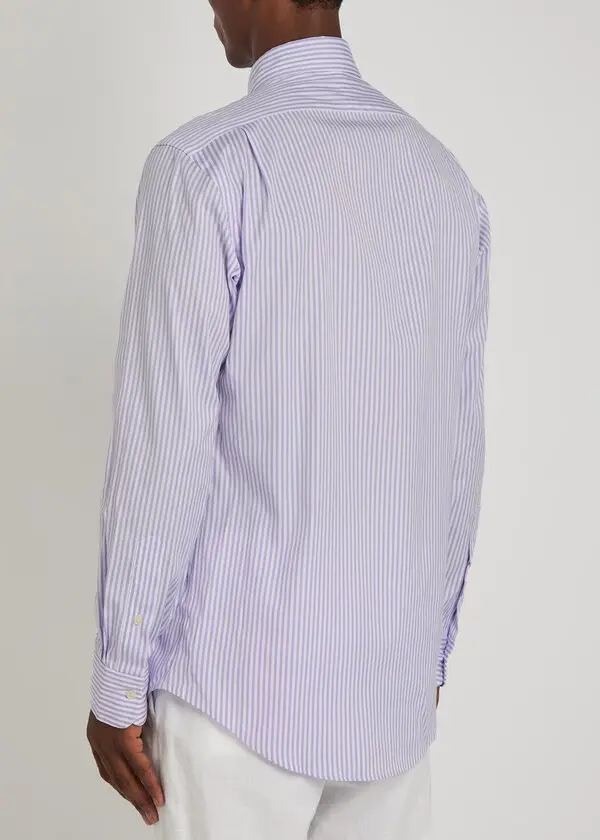 Polo Ralph Lauren Striped Cotton Shirt - Blue
