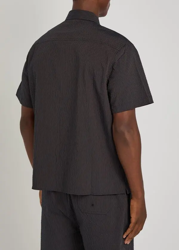 PERCIVAL Striped Seersucker Shirt