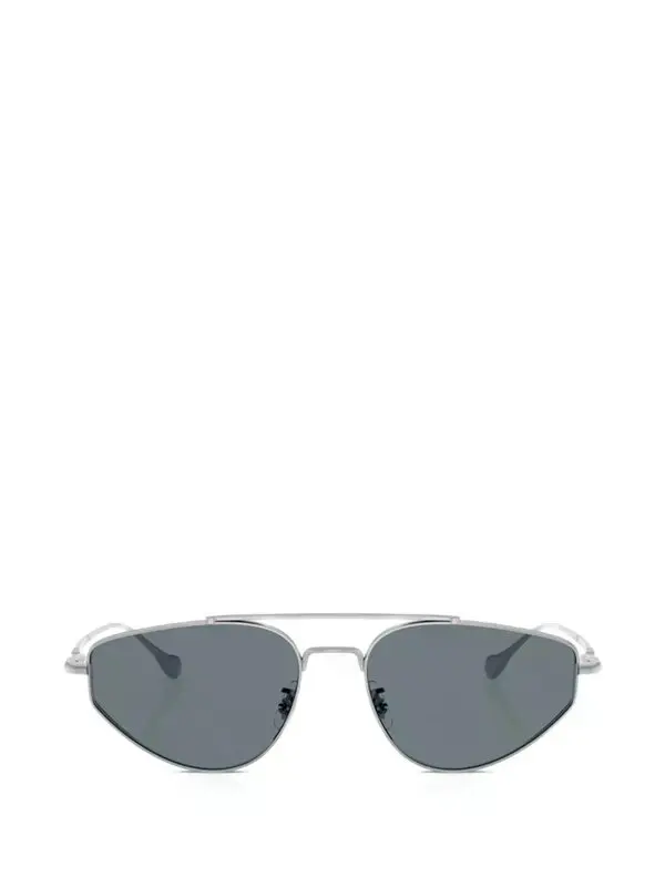 Oliver Spencer Pilot-frame Sunglasses - Silver