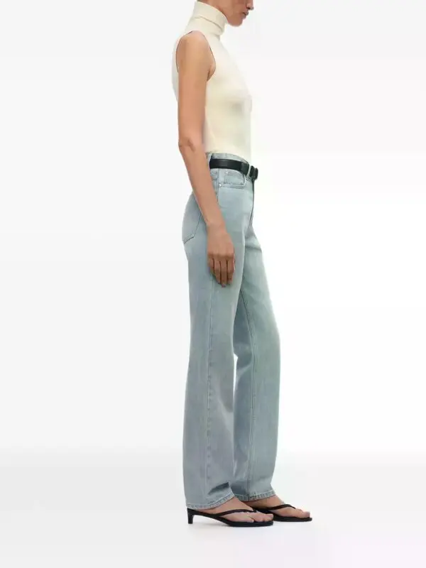 12 STOREEZ Light Cotton Straight-leg Jeans
