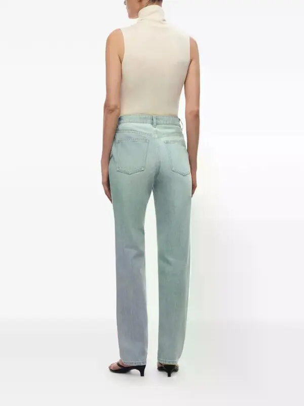 12 STOREEZ Light Cotton Straight-leg Jeans