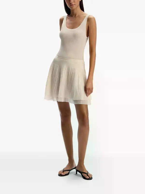 12 STOREEZ Layered Ribbed Skirt