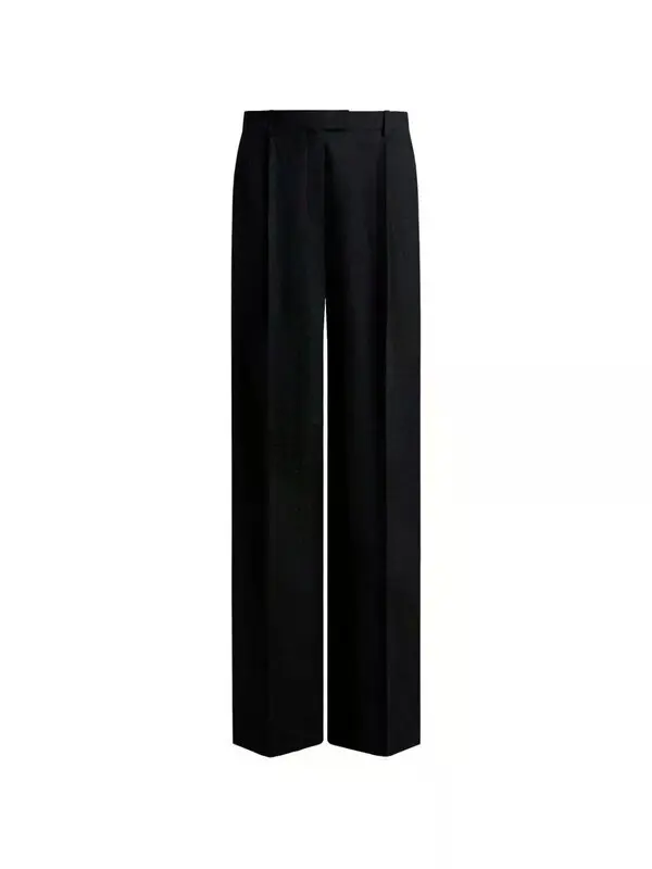 12 STOREEZ Pleated Wide-leg Trousers
