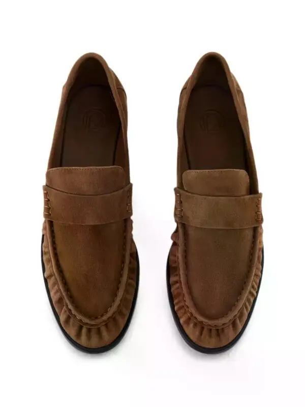 12 STOREEZ Arbat Gathered Loafers