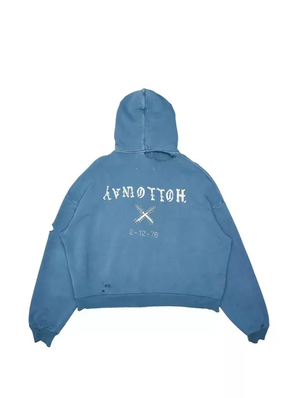 PALY Distressed Graphic Hoodie