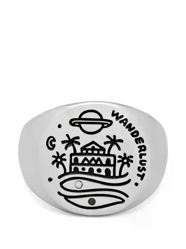 Tom Wood Wanderlust Signet Ring - Silver