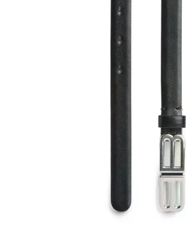 Balenciaga Bb Leather Belt