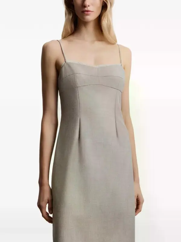 12 STOREEZ Lace-trim Mini Dress