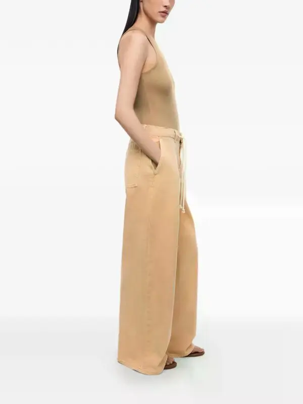 12 STOREEZ Drawstring Wide-leg Jeans